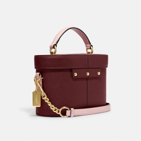 Coach | Bags | Coach Kay Crossbody With Glitter Black Cherry | Poshmark